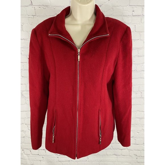 Mario De Pinto | Jackets & Coats | Mario De Pinto Vintage Red Wool ...